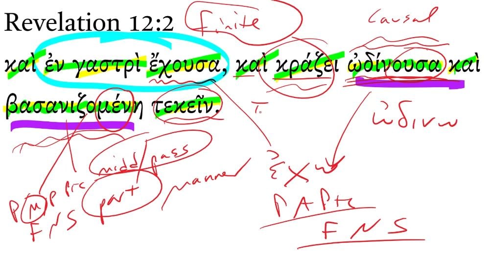 Revelation 12-2 | Daily Dose of Greek