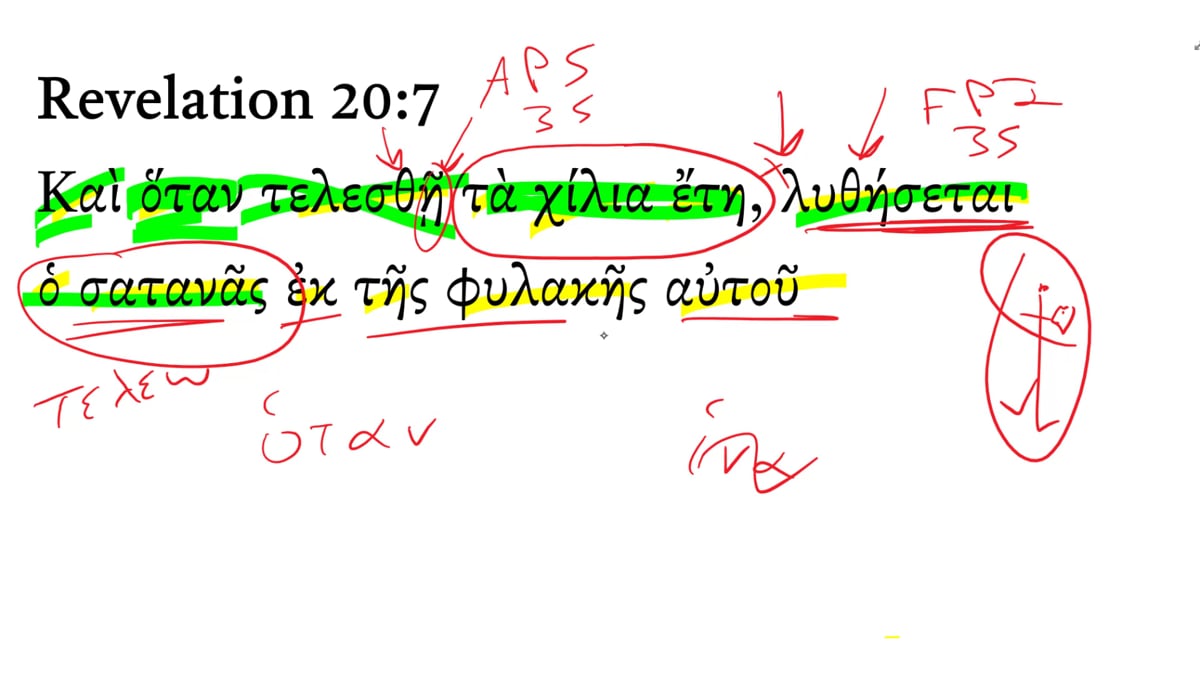 Revelation 20:7 | Daily Dose of Greek