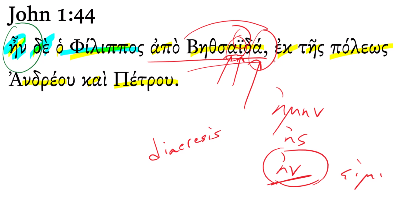 John 1:44 | Daily Dose of Greek