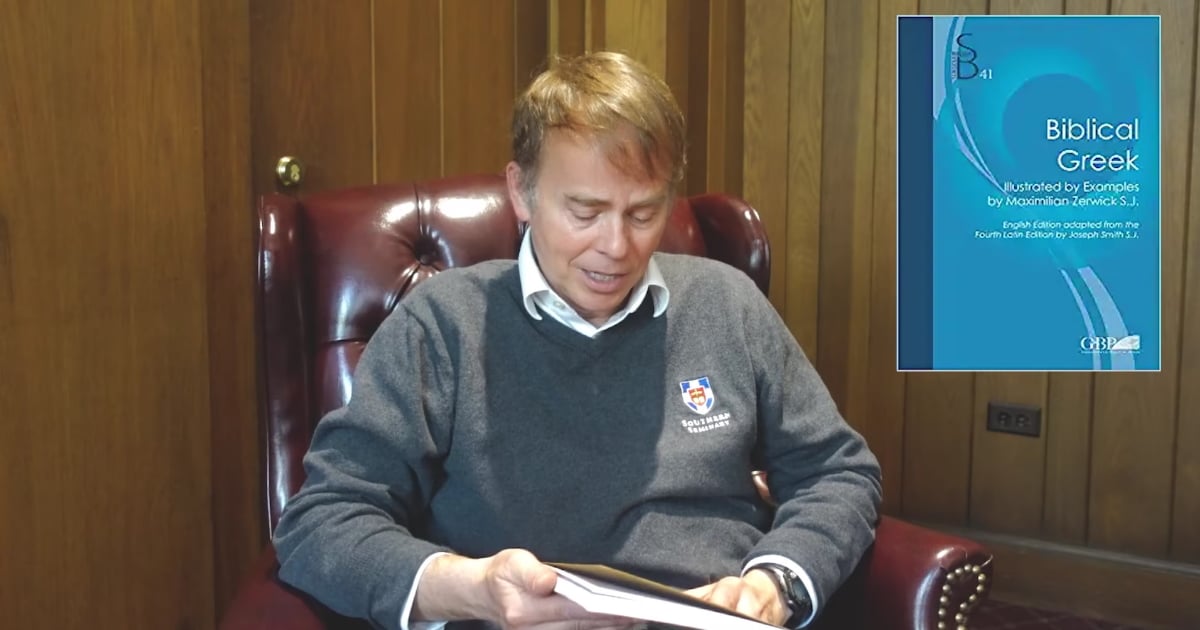 Zerwick’s Grammatical Analysis of the GNT | Daily Dose of Greek