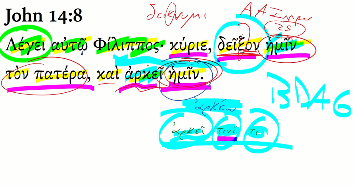 John 14:8 | Daily Dose of Greek